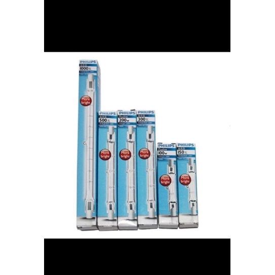 Jual lampu halogen stick philips 150w 300w 500w 1000w plusline 1000 500 ...