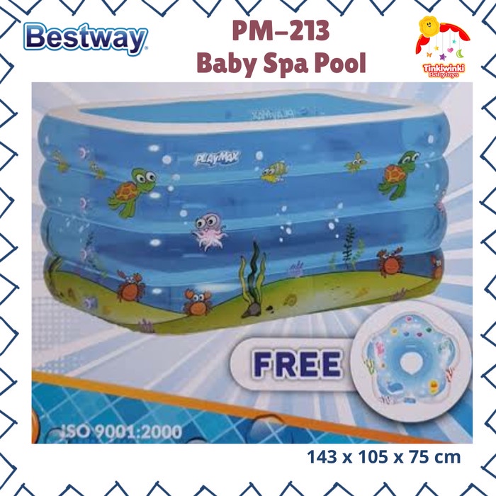 Jual Bestway PM-213 Baby Spa Pool (143cm x 105cm x 75 cm) | Shopee ...