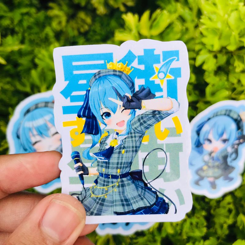 Jual Stiker Hoshimachi Suisei Hololive Chibi Kawaii Character Sticker ...
