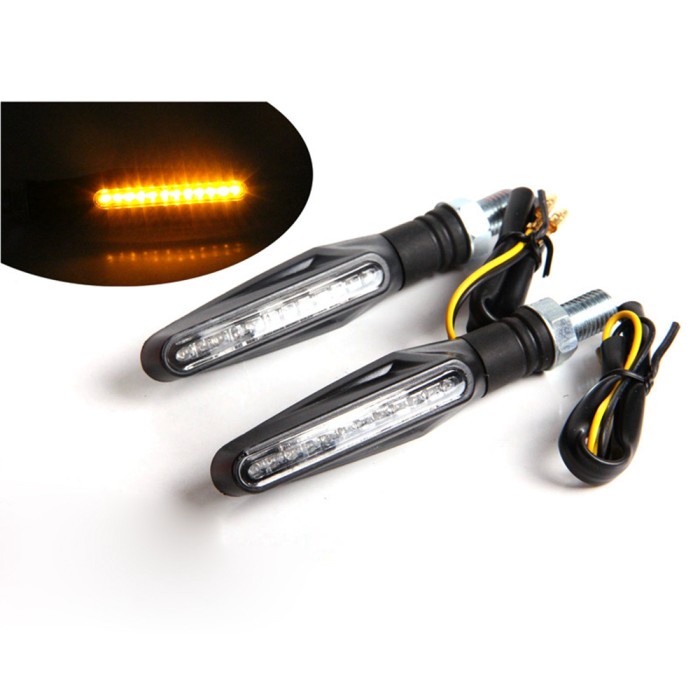 Jual Lampu Sein Led Motor Turn Signal Indicator Blinker 2 Pcs - R1 ...