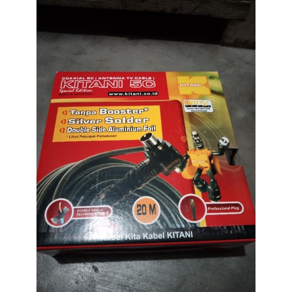 Jual Kabel Antena Kitani 5c 20 Meter | Shopee Indonesia