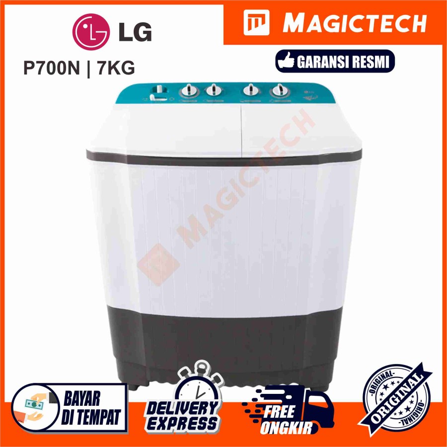 Jual MESIN CUCI LG 7 KG P700N 2 TABUNG MANUAL | Shopee Indonesia