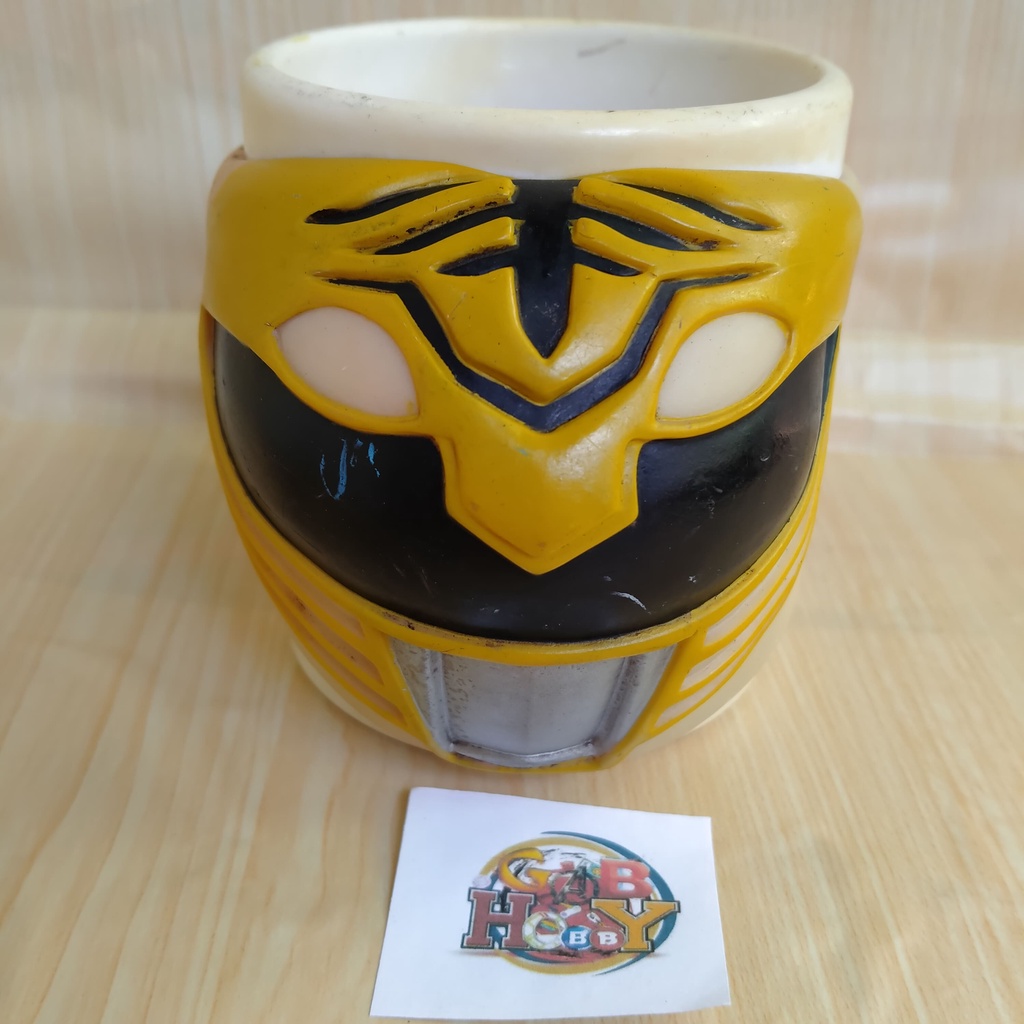 Jual Gelas Mug MMPR Saban Megacept - Power Rangers Putih Vintage ...