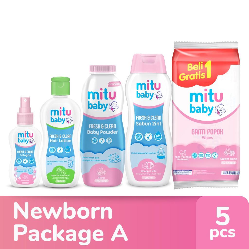 Jual Mitu Newborn Baby Care Package A - Paket Perlengkapan Mandi dan ...