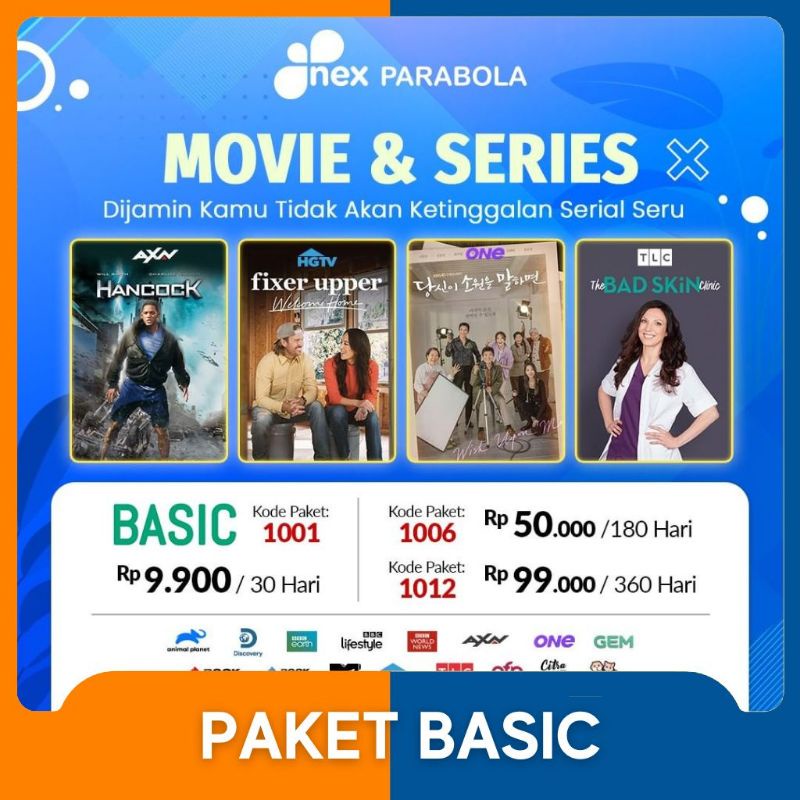 Jual Nex Parabola Paket Basic 1tahun | Shopee Indonesia