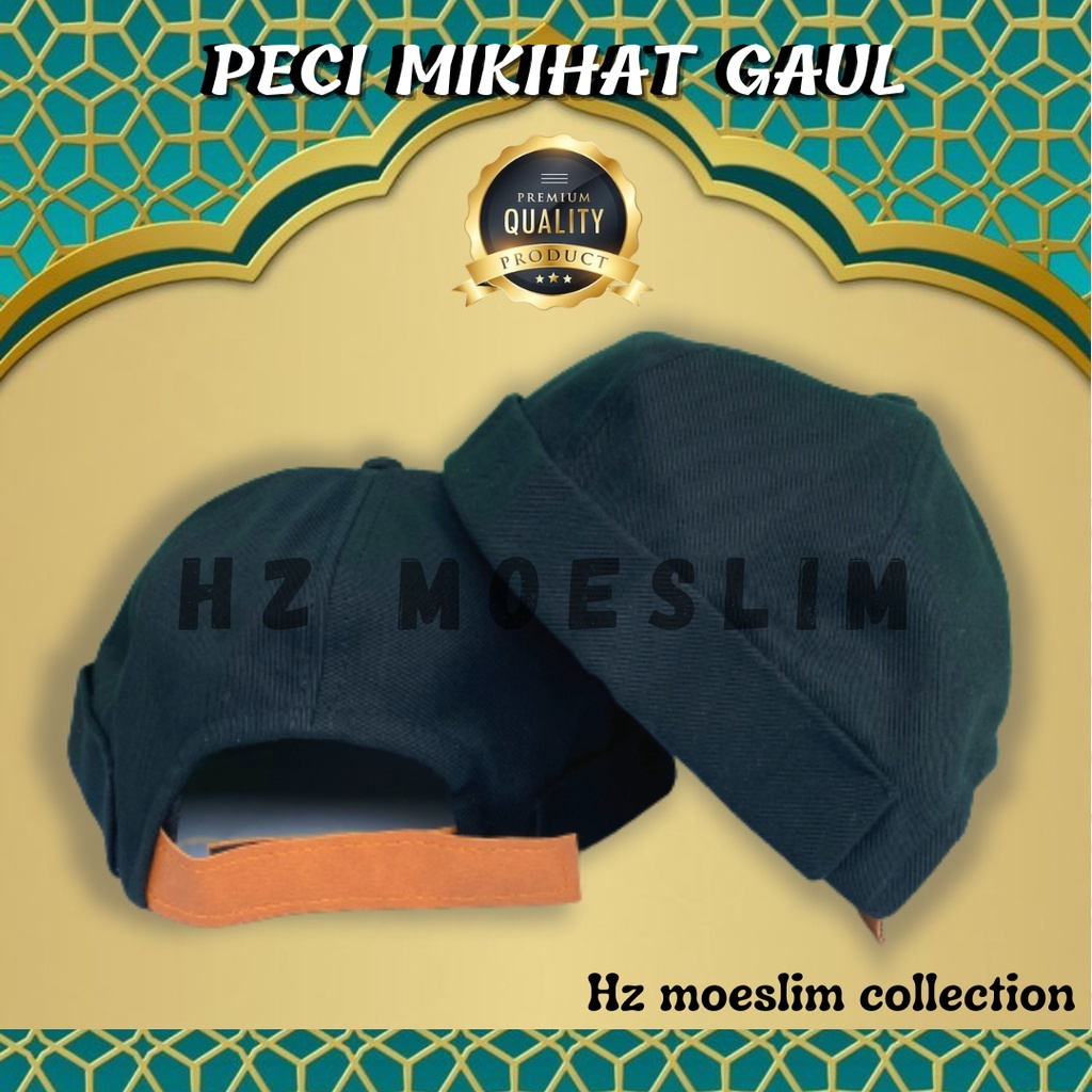 Jual Peci Mikihat Peci Gaul Peci Hijrah Peci Terbaru Peci Topi | Shopee ...