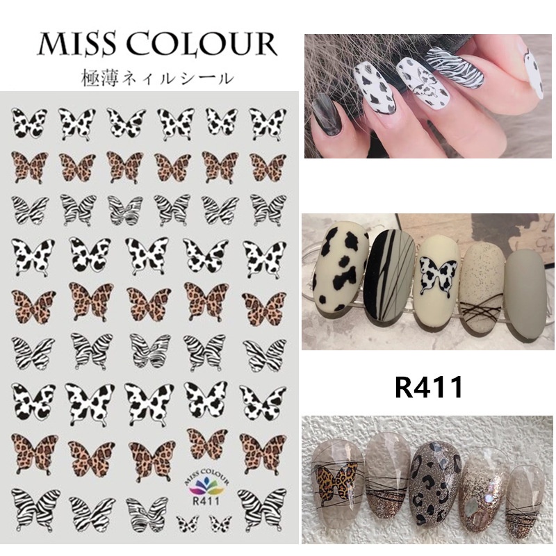 Jual MSY Stiker Kuku 3D Miss Colour Motif Butterfly/Motif Zebra/Motif ... Jual MSY Stiker Kuku 3D Miss Colour Motif Butterfly/Motif Zebra/Motif ...