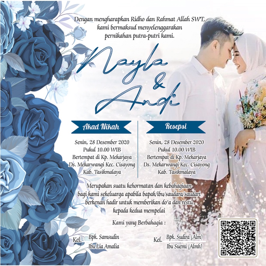 Jual Undangan Pernikahan Unik/kekinian/murah/unik/viral/undagan handtag ...