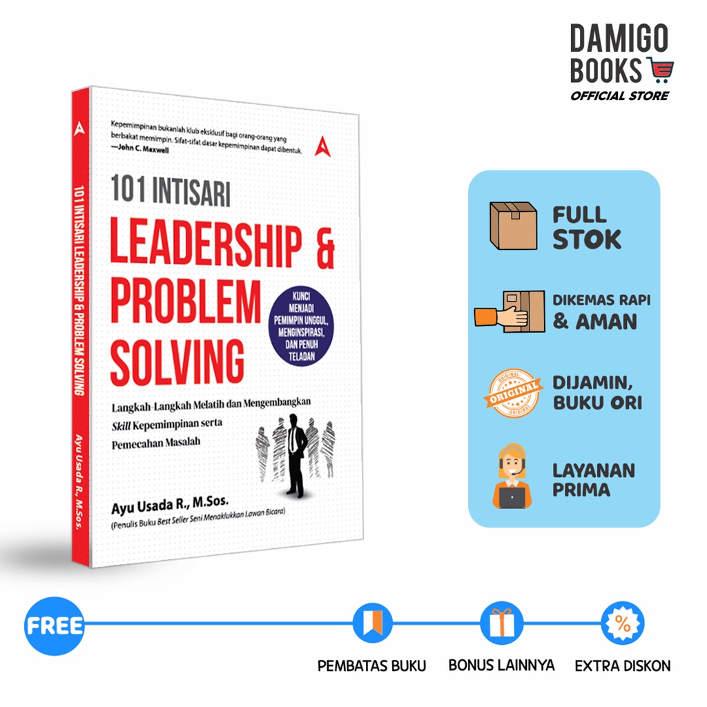 Jual Buku Motivasi Diri - 101 INTISARI LEADERSHIP & PROBLEM SOLVING ...