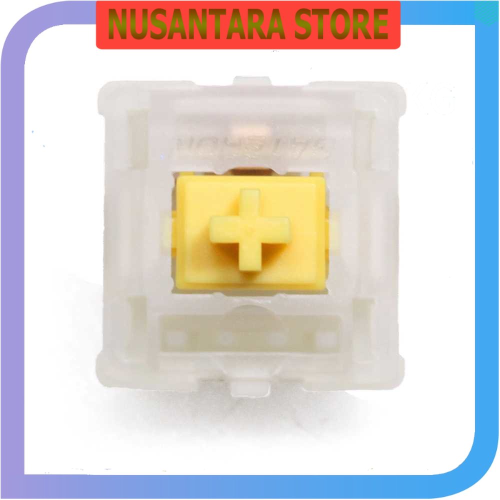 Jual NUSANTARA STORE - Gateron Milky Yellow Linear Mechanical Switch RGB 63g 1 PCS - V2 | Shopee ...