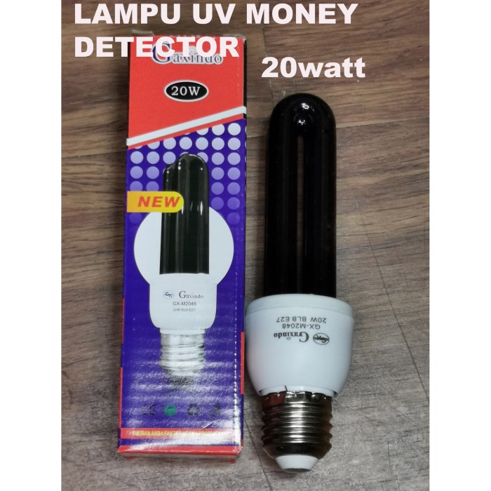 Jual Lampu Lampu Uv Money Detector 20 Watt Gaxindo Ultraviolet Deteksi Uang Palsu | Shopee Indonesia