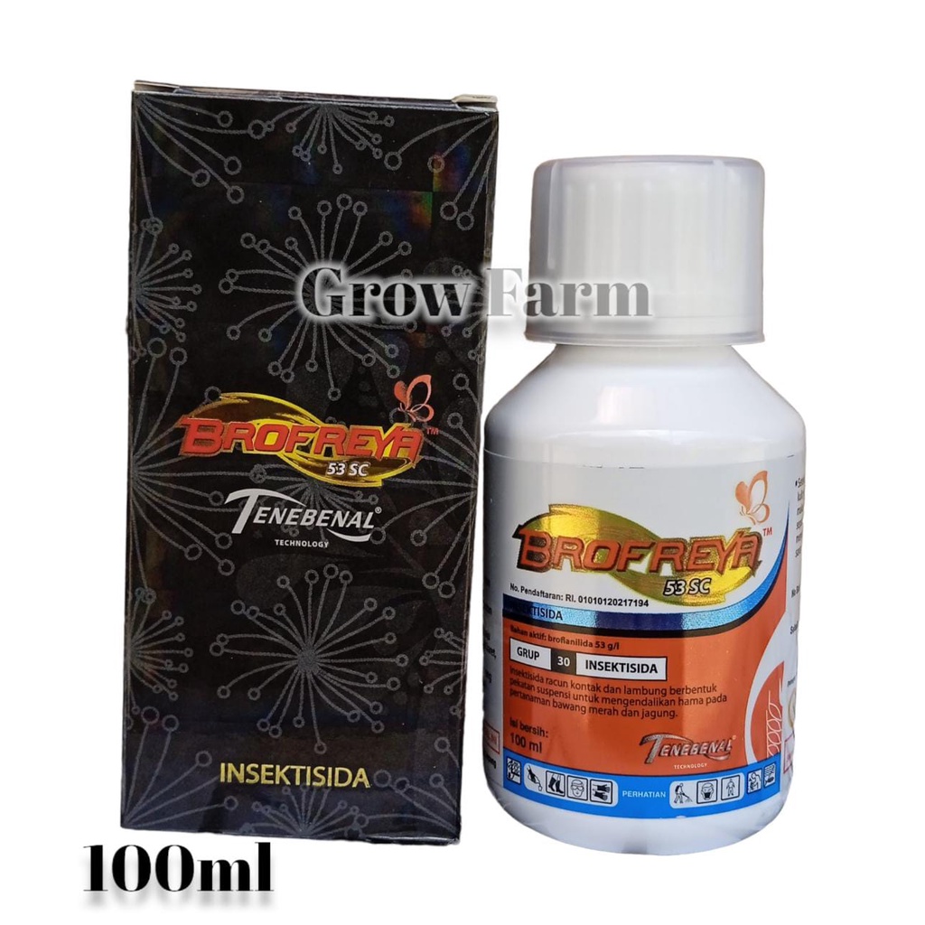 Jual BROFREYA 53 SC Insektisida 100 ML Original Pembasmi Hama Ulat Pada ...