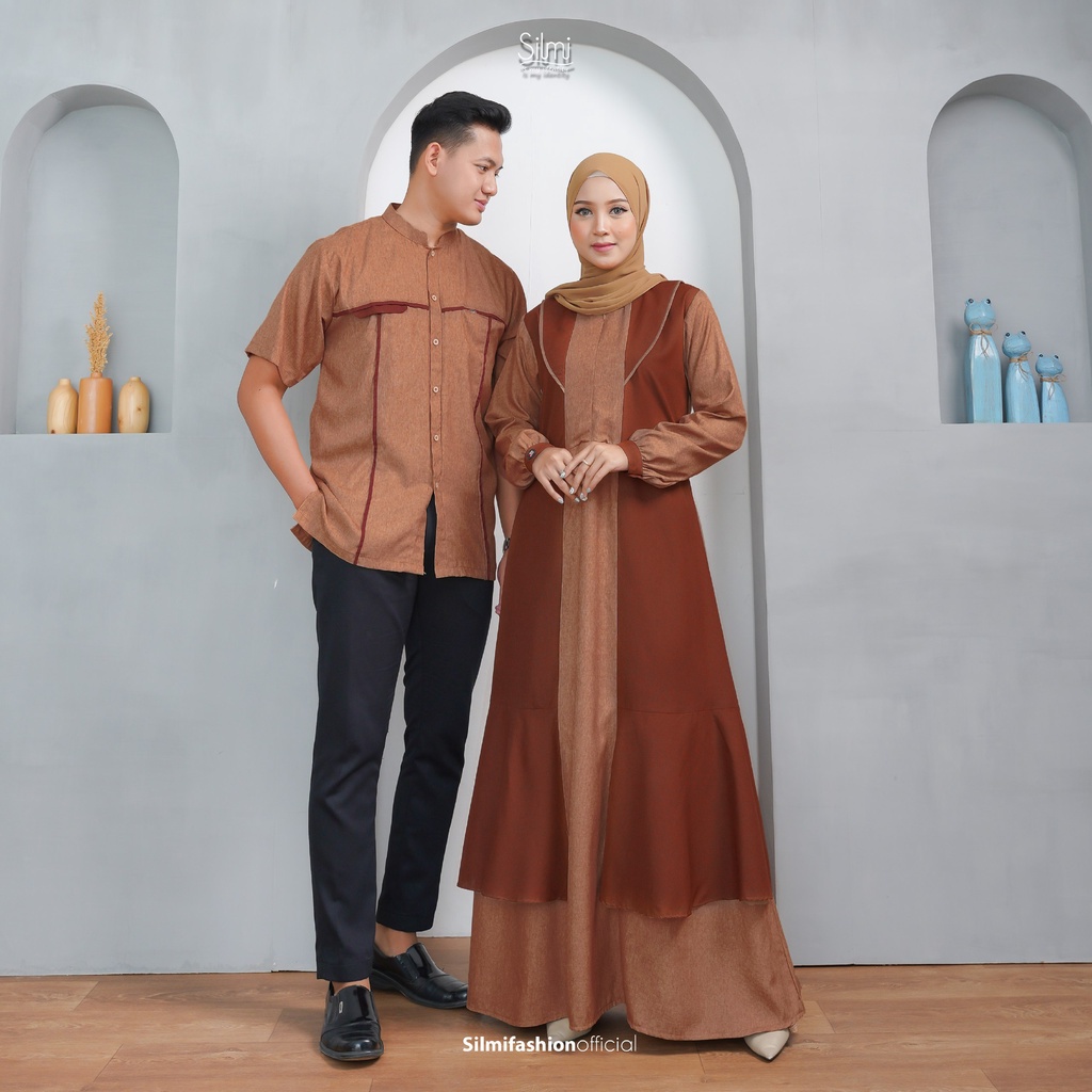 Jual HAFIZ - HAFSAH BRICKED RED BY SILMI FASHION BAJU BUSANA MUSLIM ...