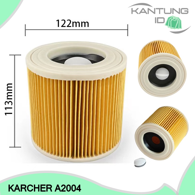 Jual Filter Vacuum Cleaners Karcher A2004 / A2204 / A2054 / A2656 / WD2 / WD3 Premium/ NT 20/1 ...