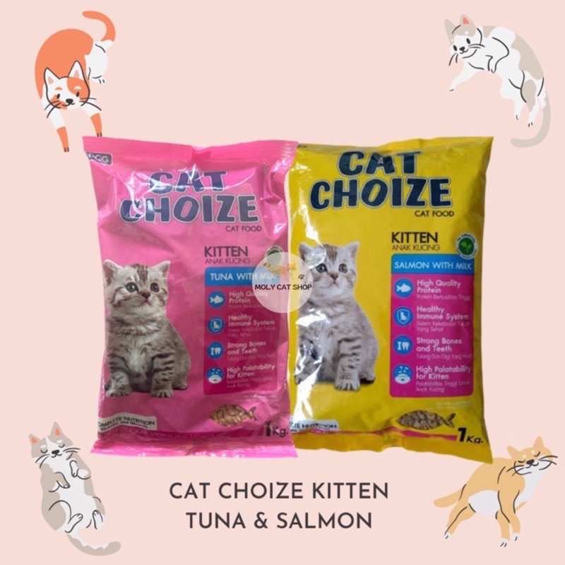 Jual Cat Choize Kitten Makanan Kucing 1kg | Shopee Indonesia