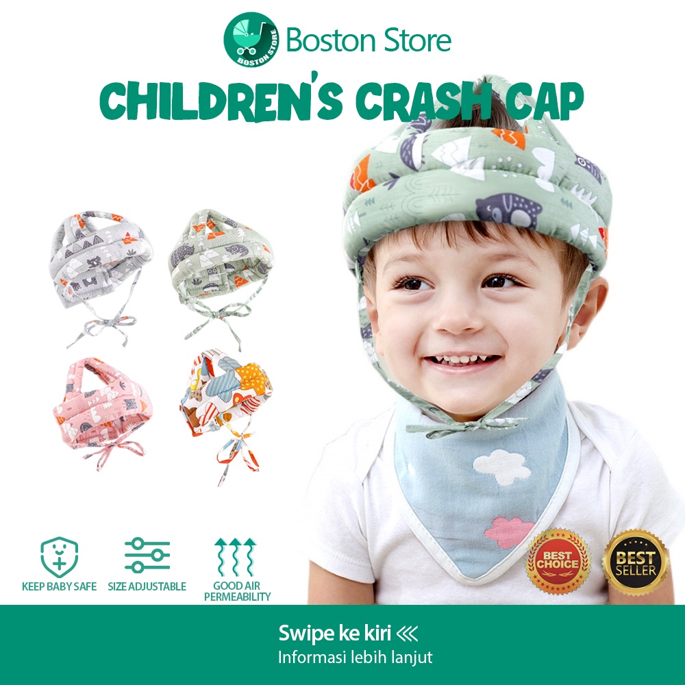 Jual Bostonstore Topi Helm Pelindung Kepala Bayi / Baby Head Protector ...