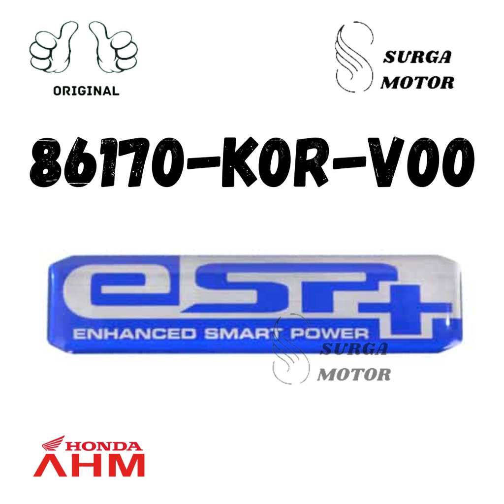 Jual Stiker 3D Mark Engine Emblem Tulisan eSP+ Honda PCX ADV Vario 160 ...