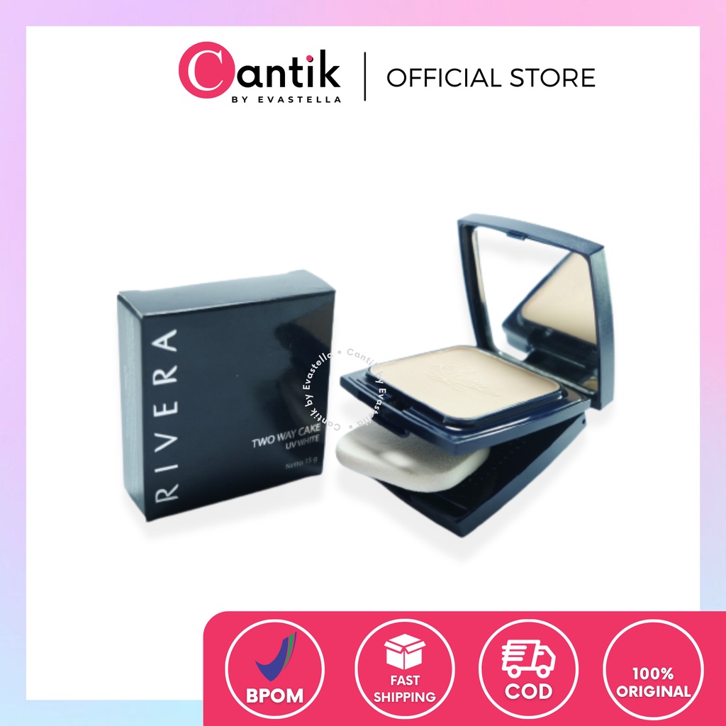 Jual CANTIK - RIVERA Two Way Cake / Refill Two Way Cake - Rivera Bedak ...