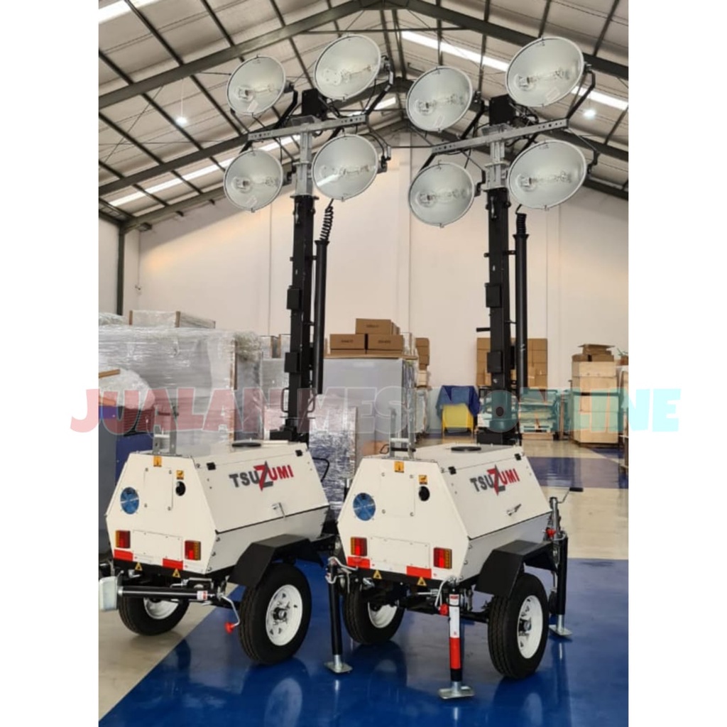 Jual Genset Tower Light 4 x 1000 watt 7 meter Tsuzumi LT7 | Shopee ...