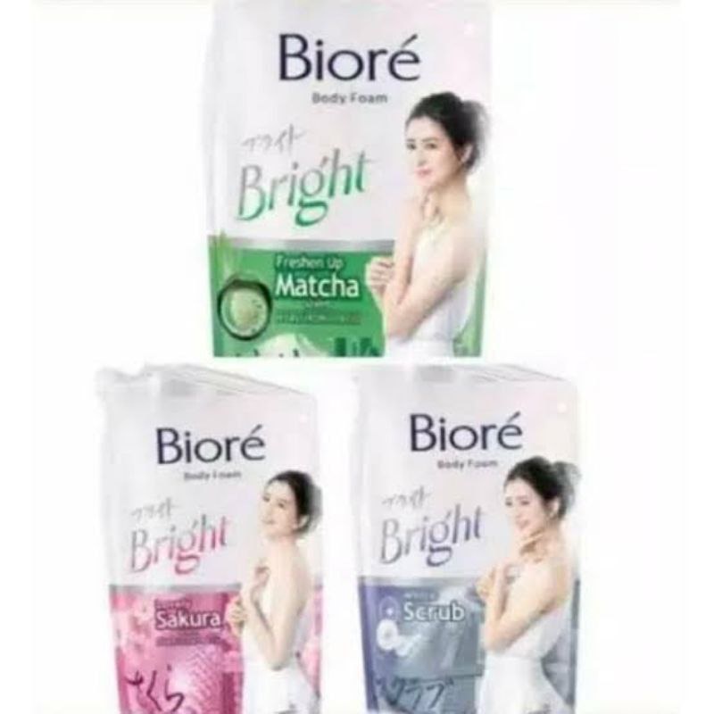 Jual BODY WASH BIORE DENGAN SCRUB BODY FOAM BIORE SABUN MANDI BIORE 220 ...