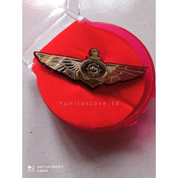 Jual BREVET SAR KORPOLAIRUD WARNA EMAS WING SAR POLAIR SEPUH EMAS LAPIS ...