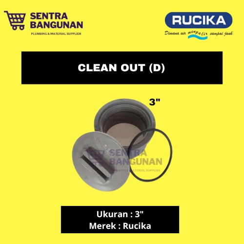 Jual TIPE D CLEAN OUT D RUCIKA Ukuran 3" / TUTUP DRAINASE D RUCIKA 3 ...