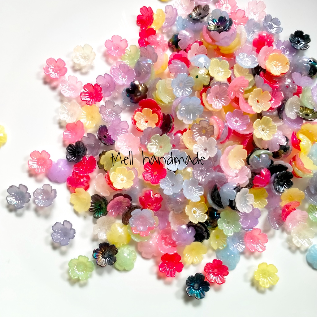 Jual 100 Pcs Manik Mote Kelopak Bunga pearl Mini - Kelopak Bunga Glossy ...