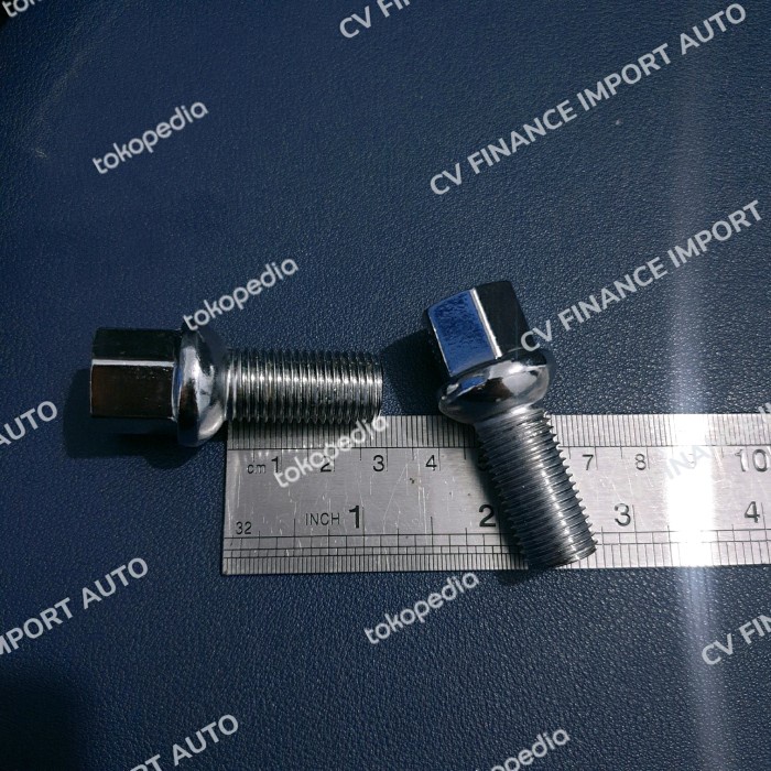 Jual baut roda mercedes benz BMW VW Mazda ukuran 14MM 2,7cm P.1.50 ...