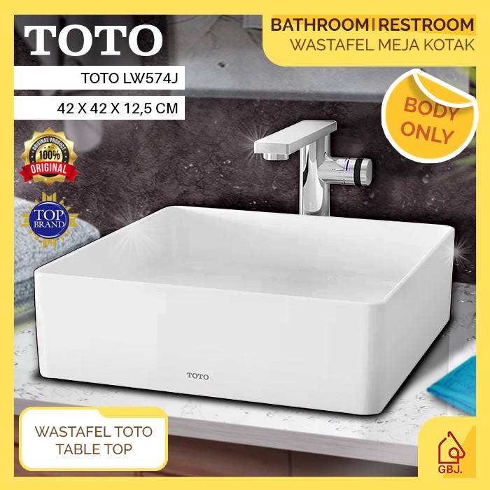 Jual WASTAFEL MEJA KOTAK TOTO LW574J (BODY ONLY) / WASHTAFEL CUCI ...