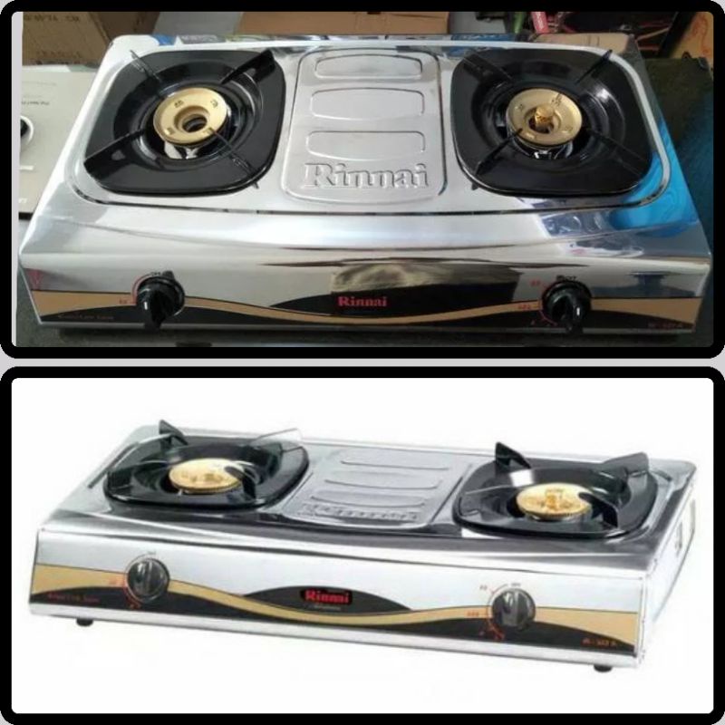 Jual KOMPOR GAS Rinnai 2 Mata Tipe 522A Api lilin (RI-522A) | Shopee ...