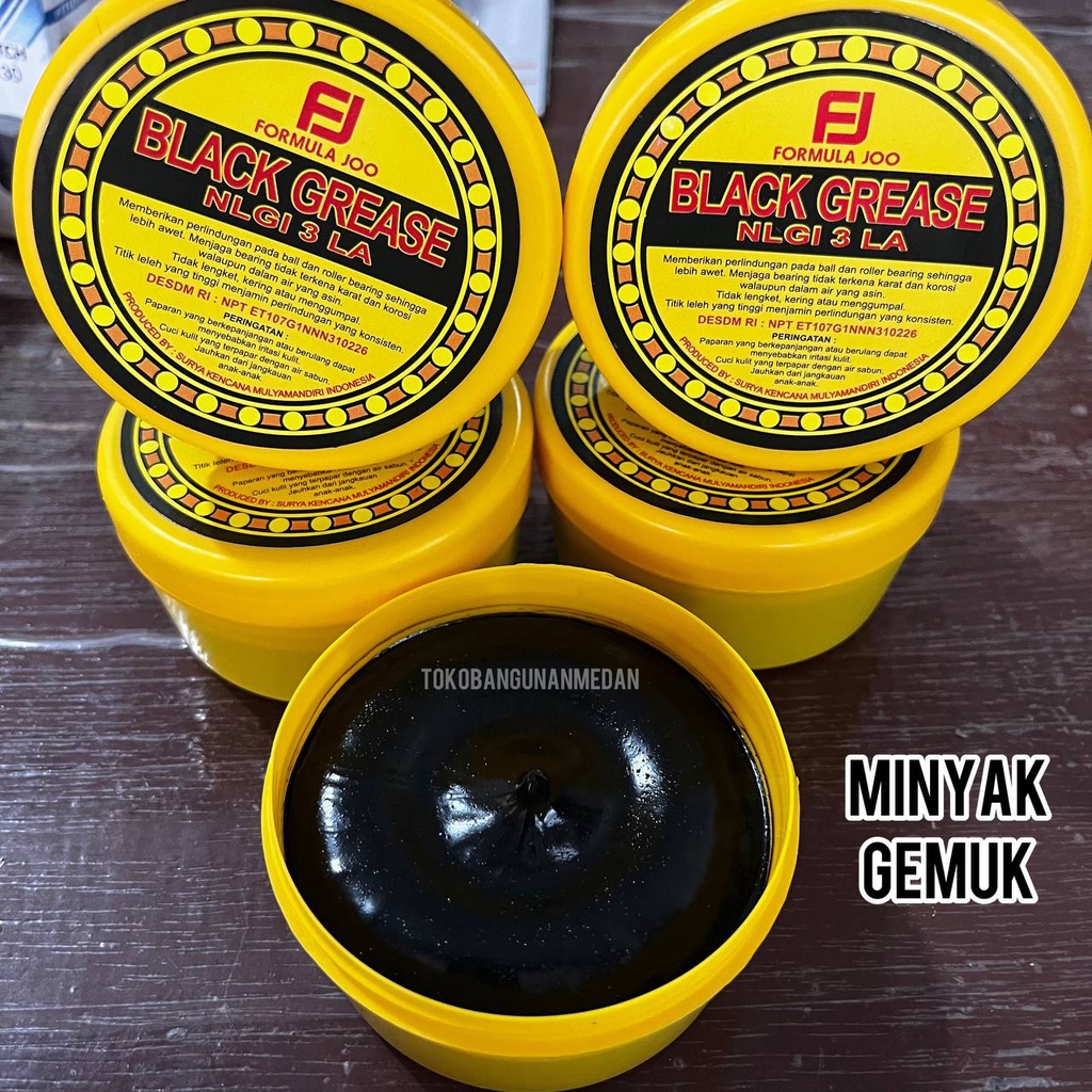 Jual MINYAK GEMUK FORMULA JOO 100 GRAM / BLACK GREASE | Shopee Indonesia