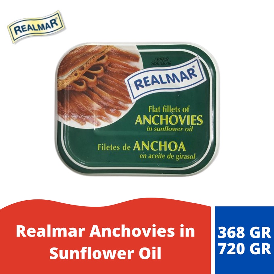 Jual Realmar Anchovies in Sunflower Oil - 720 gr | Shopee Indonesia