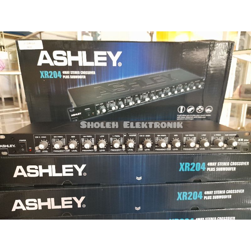 Jual Crossover Ashley XR204 4 Way Stereo Out Subwoofer Crossover Ashley ...
