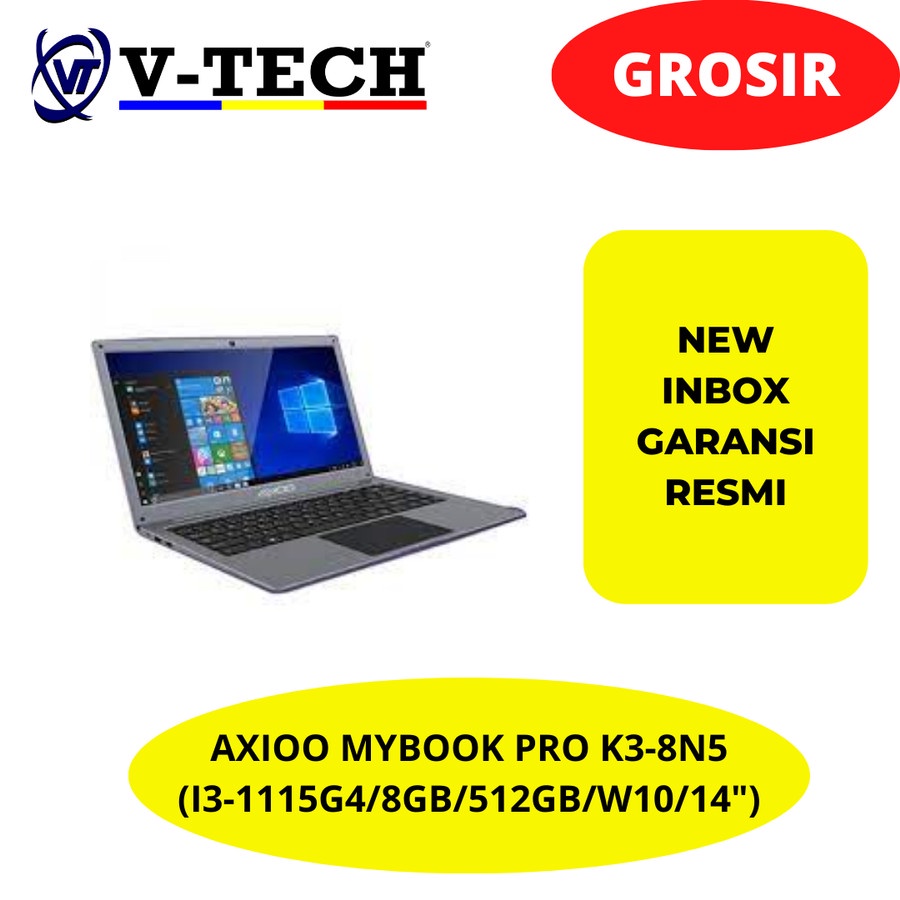 Jual AXIOO MYBOOK PRO K3-8N5(I3-1115G4/8GB/512GB/W10/14") | Shopee ...