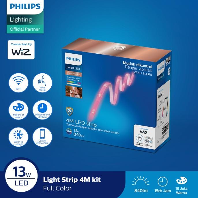 Jual Philips Smart Wifi LED Strip Starter Kit 4M - Color & Tunable ...