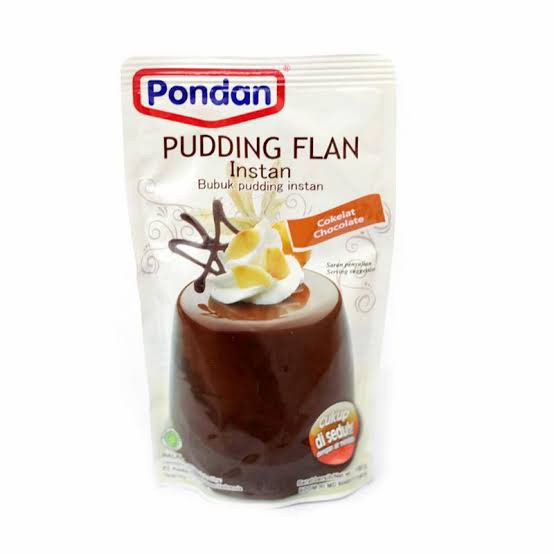 Jual Pondan Puding Flan / Bubuk Pudding Instan 100gr (Coklat,Vanilla ...