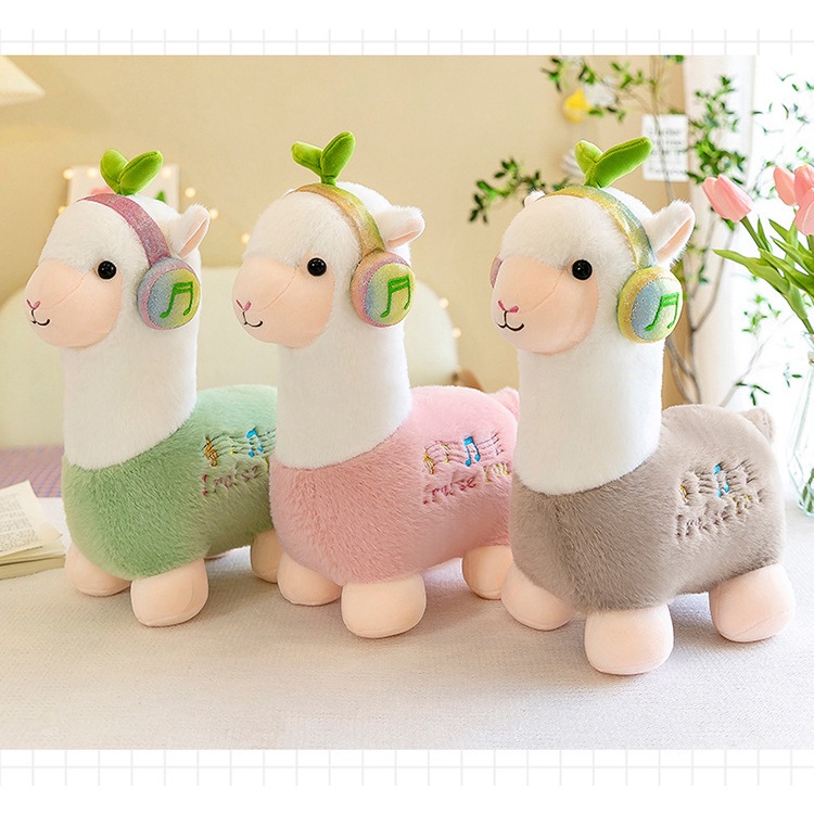 Jual Boneka alpaca walkman ukuran 35cm bahan plush yelpo import ...