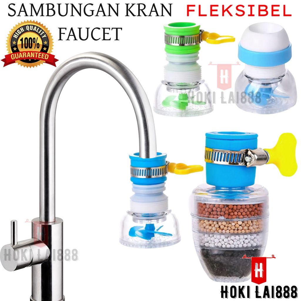 Jual [HKL] KEPALA KRAN AIR 6 LAPIS FILER / SAMBUNGAN KRAN AIR FAUCET ...