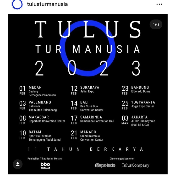 Jual tiket tur tulus palembang | Shopee Indonesia