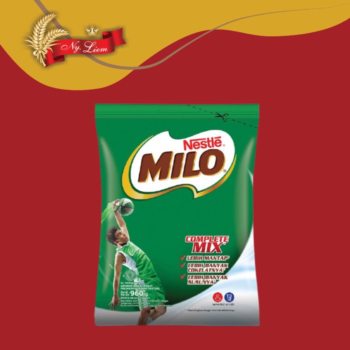 Jual NESTLE MILO Complete Mix Minuman Cokelat 960 gram | Shopee Indonesia