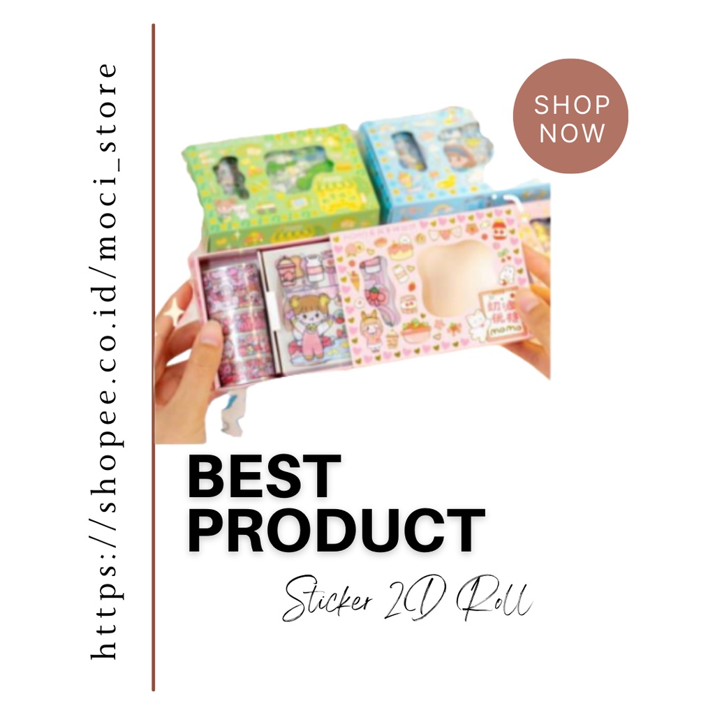 Jual Stiker Momo Set Roll | Stiker 2D Momo Versi Roll DUS KECIL ...