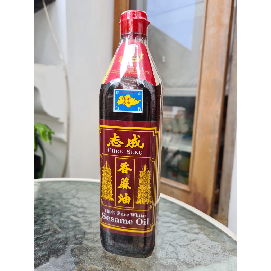 Jual chee seng pure white sesame oil minyak wijen 750ml | Shopee Indonesia