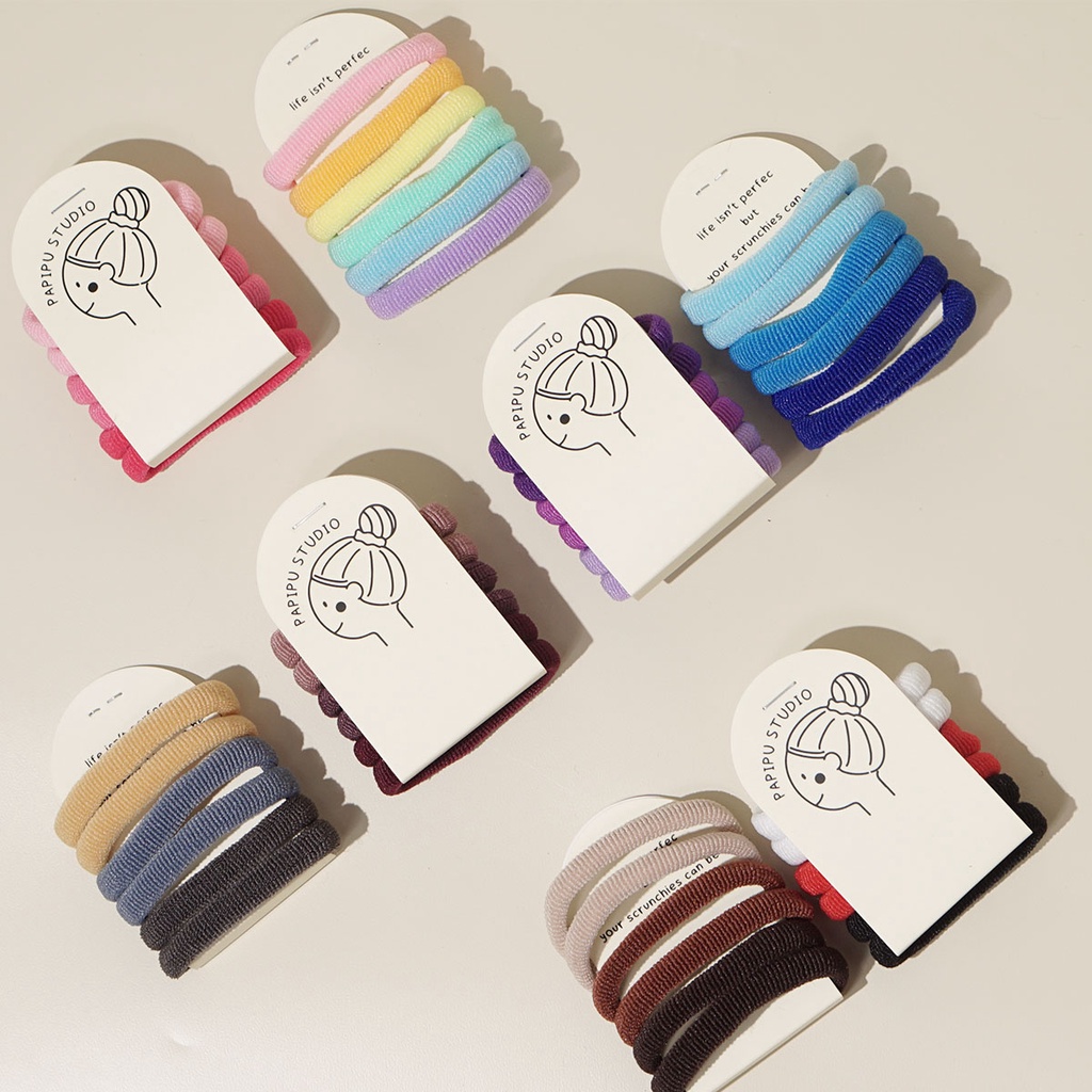 Jual Papipu studio Ikat rambut donut rib premium ( 6 pcs ) | Shopee ...