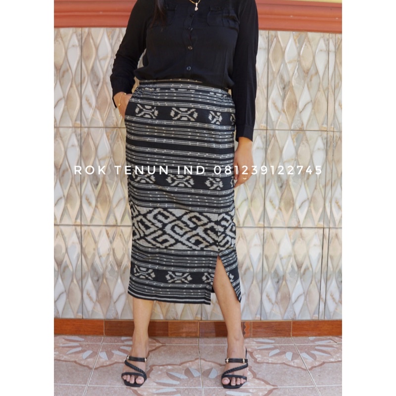 Jual Rok Tenun Span Wanita Pinggang Karet Nyamam Dipakai Motif Tenun Khas Nusantara | Shopee ...
