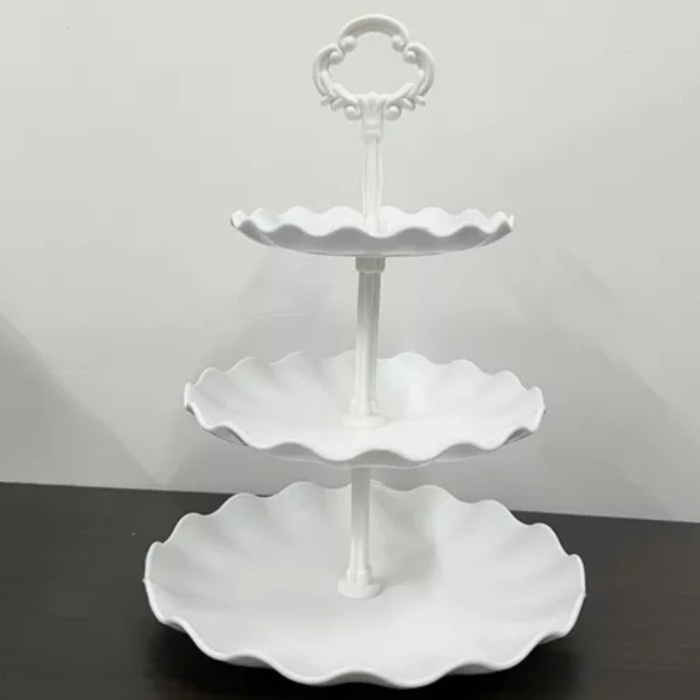 Jual Tatakan Stand Cake 3 Tier Tempat Kue Snack 3 Tingkat Piring ...