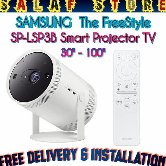 Jual SAMSUNG SP-LSP3B The FreeStyle Smart Projector TV 100" / SP LSP3B ...