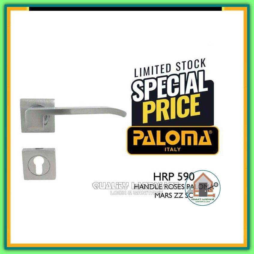 Jual Handle Pintu / Gagang Pintu & Ring Kunci Paloma QHHRP 590 Handel ...