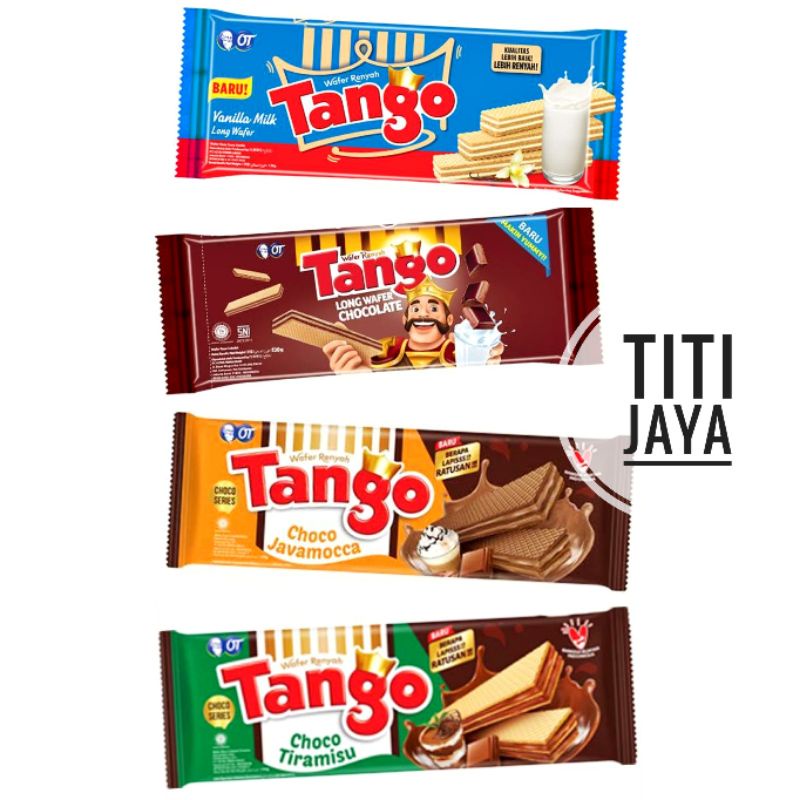 Jual TANGO WAFER BESAR 120GR VANILA COKLAT CHOCO JAVAMOCA TIRAMISU ...