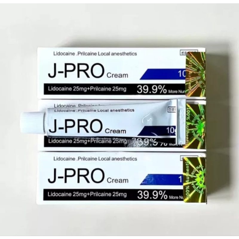 Jual Original Anastesi Cream JPRO J-PRO 39,9 Korea 10gr | Shopee Indonesia