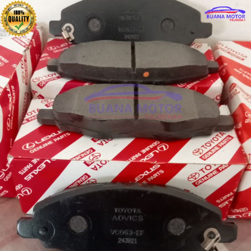 Jual Kampas Rem Depan Innova Manual Innova Lama 2004-2015 Original 04465-YZZQ8 | Shopee Indonesia